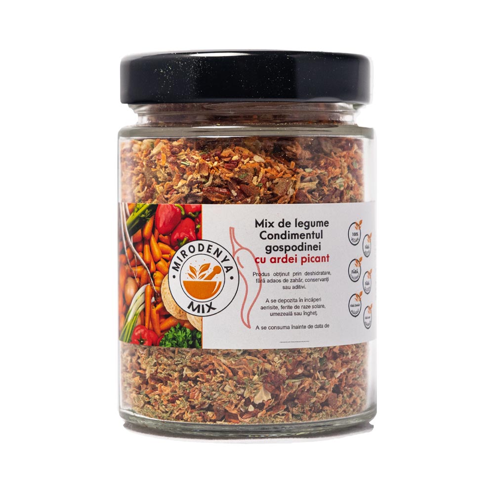 Mix de legume picant la borcan - Mirodenya Mix